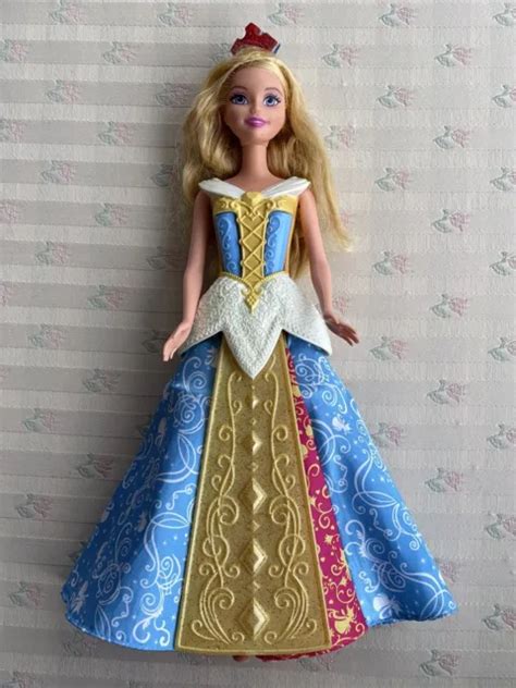 Barbie Disney Princess Magic Dress Aurora Sleeping Beauty Doll £950