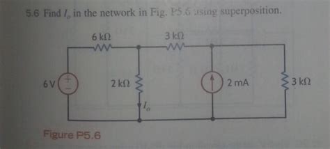 Solved Please Solve This Circuit Analysis Problem And Chegg Com