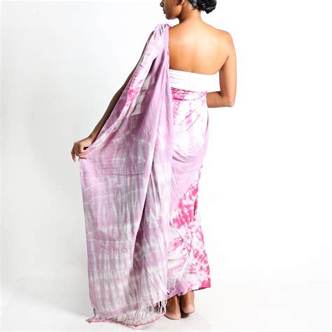 Grey And Purple Tie Dye Saree Who We Are
