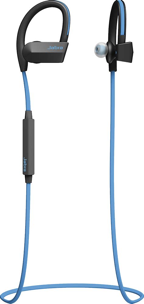 Best Buy Jabra Sport Pace Wireless Earbud Headphones Blue 100 97700002 02