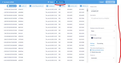 Cannot Update Binned Field Query Is Missing Source Metadata Bug Reports Metabase Discussion