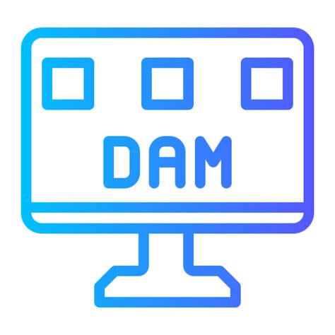 Digital Asset Management Generic Gradient Outline Icon