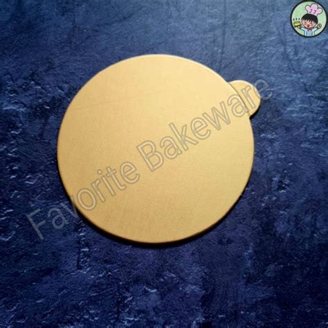 Jual Alas Tiramisu Slice Tatakan Kue Mini Cheese Cake Tart Gold Round