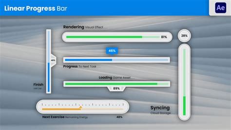 Linear Progress Bar Infographics Ft Loading Bar And Linear Progress Bar
