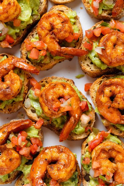 Cajun Shrimp Crostini The Healthful Ideas
