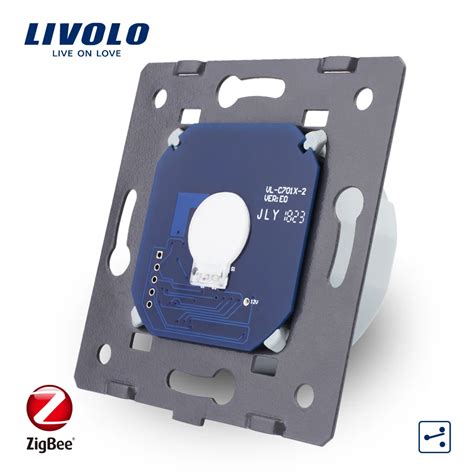 Livolo EU Standard 1 Gang 2 Way Control AC 220 250V ZigBee Wall Light