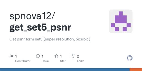 Get Set5 Psnr Matlab Code M At Master · Spnova12 Get Set5 Psnr · Github