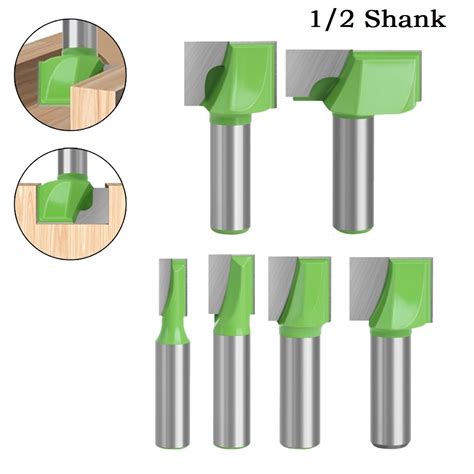 คุณภาพสูง 1pc 12 7 มม Shank ทําความสะอาดด้านล่าง Router Bit Milling Cutter แกะสลักงานไม้