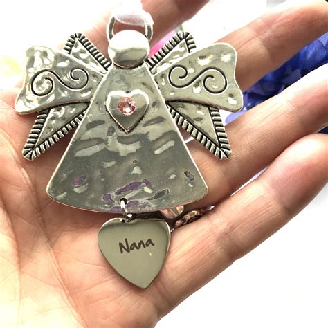 Nana Angel Grandma Ornaments Angel Ornaments New Grandma Etsy