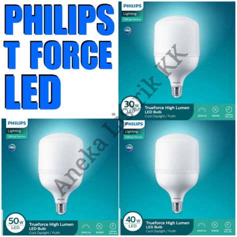 Jual PHILIPS TFORCE 30W 40W 50W 80W LED BULB T FORCE 30 40 50 80 W
