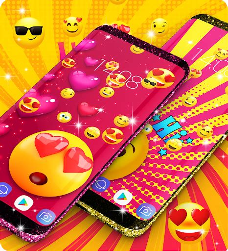 برنامه Funny Smiley Face Emoji Live Wallpaper دانلود کافه بازار