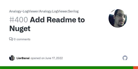 Add Readme To Nuget Issue 400 Analogy LogViewer Analogy LogViewer