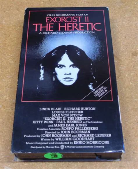 Exorcist Ii The Heretic Vhs 1999 Linda Blair Richard Burton £382