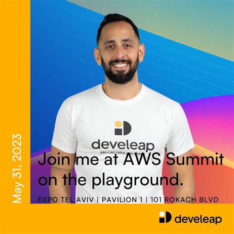 Saar Cohen On Linkedin Cloud Aws Awssummit2023 Israel Telaviv