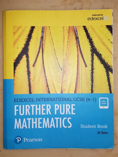 EDEXCEL IGCSE Further Pure mathematics 興趣及遊戲 書本 文具 教科書 Carousell