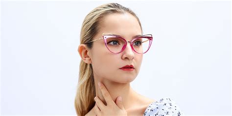 Womens Full Frame Tr And Metal Eyeglasses