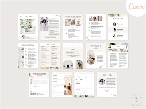 Welcome And Closing Packets For Sellers Pinkpops Design