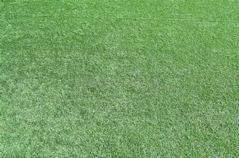 Green Artificial Grass Textured Background Outdoor Sport Design Stock