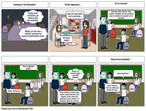 Regreso A Clases Presenciales Storyboard Por Veronica80510