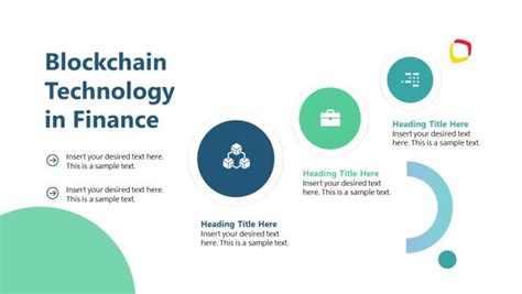 Blockchain Technology In Finance Presentation Slide Slidemodel