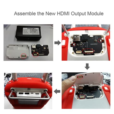 Original Dji Hdmi Output Module For Phantom 3 Professional Advanced Drone