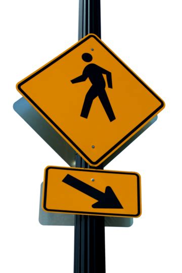 Pedestrian Crosswalk Sign Road Sky Walk Blue Road Urban Png