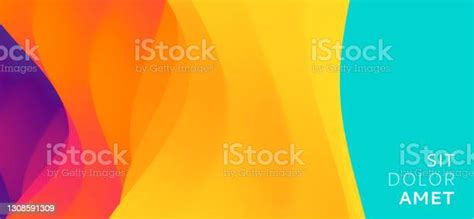 동적 효과와 추상적 인 배경 트렌디한 그라데이션 광고 마케팅 또는 프레젠테이션을 위한 3d 벡터 일러스트레이션 3차원 형태에 대한 스톡 벡터 아트 및 기타 이미지 Istock
