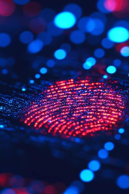 computer identifying fingerprint on digital surface for security and