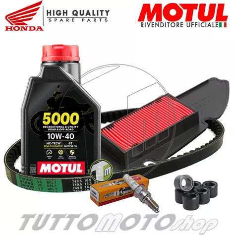 Honda Sh 125 Kit Tagliando Honda Sh 150 Scooter Olio Candela Filtro Kit