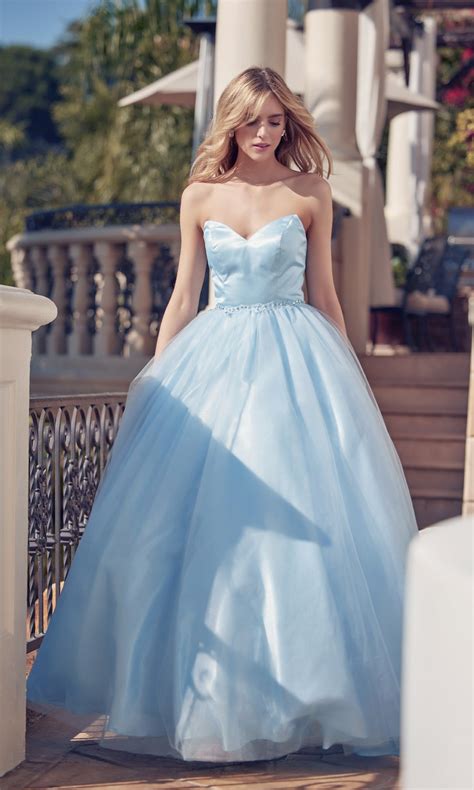 Long Strapless Sweetheart Prom Ball Gown Promgirl