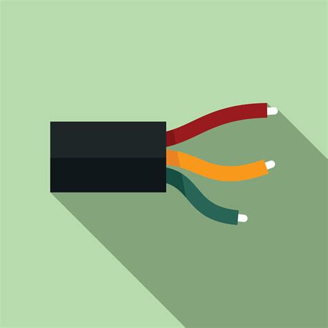 icono de cable eléctrico estilo plano 14493524 Vector en Vecteezy