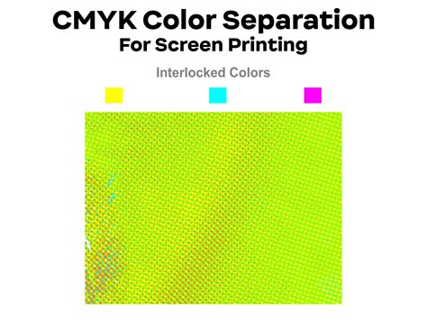 Cmyk Color Separation Spot Color Simulated Process For Screen