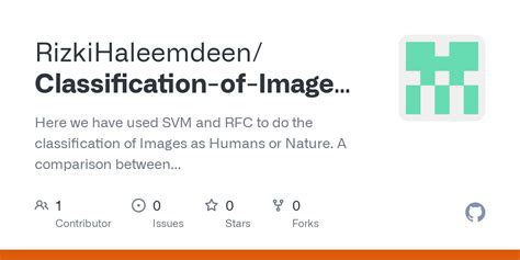 Github Rizkihaleemdeenclassification Of Images As Humans Or Nature Here We Have Used Svm And