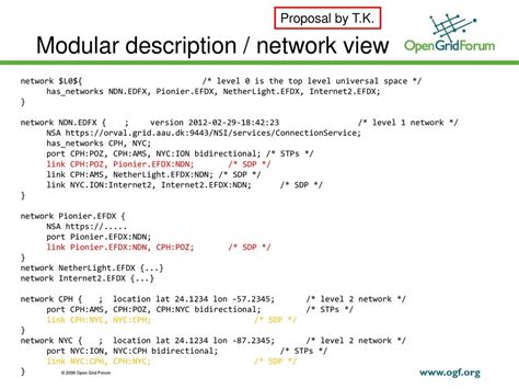 A Hierarchical NSI Compatible Topology Proposal For NML Ppt Download