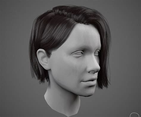 Low Poly Realistic Realtime Hair