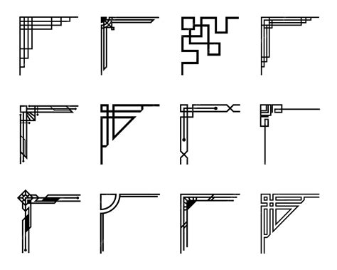 Premium Vector Ornate Elegant Corner Frame For Vintage Decoration Corners For Decoration Of