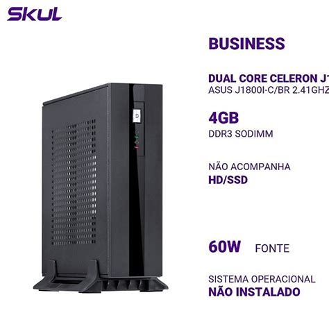 Mini Pc B100 Celeron J1800 241ghz J1800i Cbr 4gb Sem Hdssd