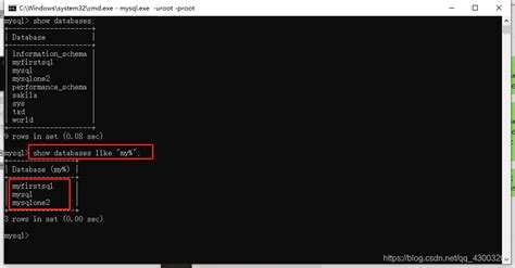 Windows下使用dos（cmd）命令创建mysql数据库及对数据库的简单操作dos 环境创建mysql Csdn博客