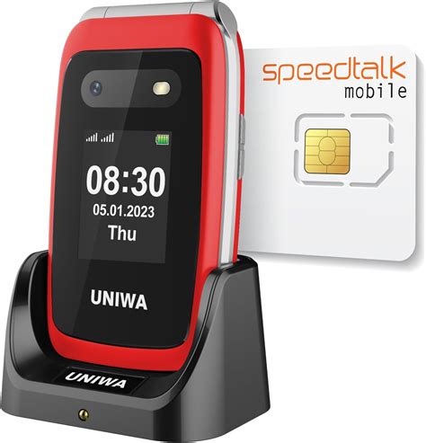 Tracfone Tcl Flip 3 Locked 13gb 1850mah Battery 5mp Video Capable Camera