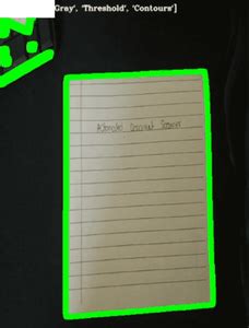Automatic Document Scanner Using OpenCV OpenCV Document Scanner GeeksforGeeks