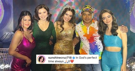 Look Sunshine Cruz Cesar Montano Reunite For Daughters 18th Birthday