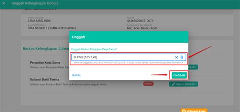 3 2 Unggah Dokumen Yang Telah Disahkan Panduan SIMPKB Untuk Admin