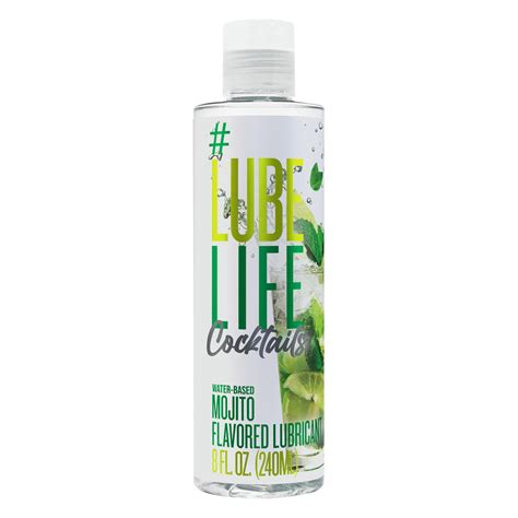 Lube Life Water Based Mojito Flavored Lubricant 8 Fl Oz