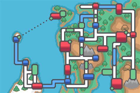An Hgss Styled Region Map I Made R Pokemonrmxp