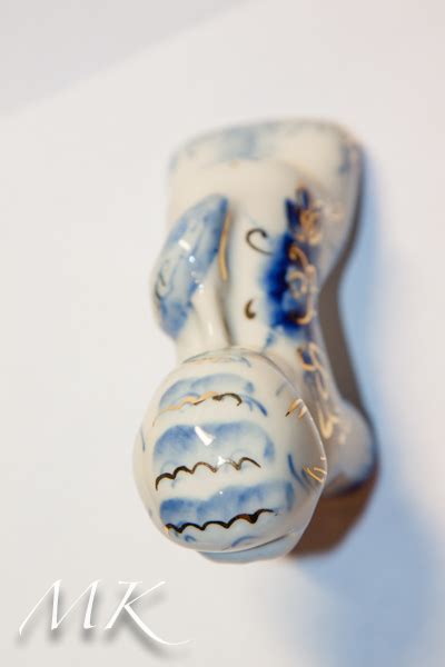 Породистая Гжель Набор елочных игрушек “Бишоны” Породистая Гжель