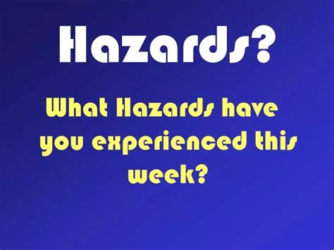 PPT Hazards PowerPoint Presentation Free Download ID 890190