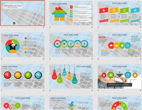 Free Tiles Powerpoint Sagefox Free Powerpoint Templates