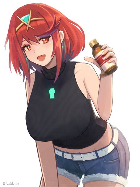 Pyra Xenoblade Chronicles And 1 More Drawn By Labebebelee Danbooru