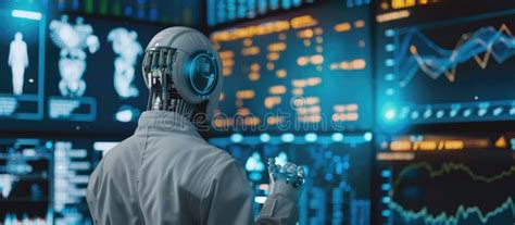 Focused Professional Analyzing Financial Data On Multiple Screens In A