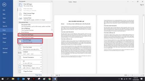 Cách in 2 mặt giấy thủ công trong Word VniTeach Giáo viên 4 0